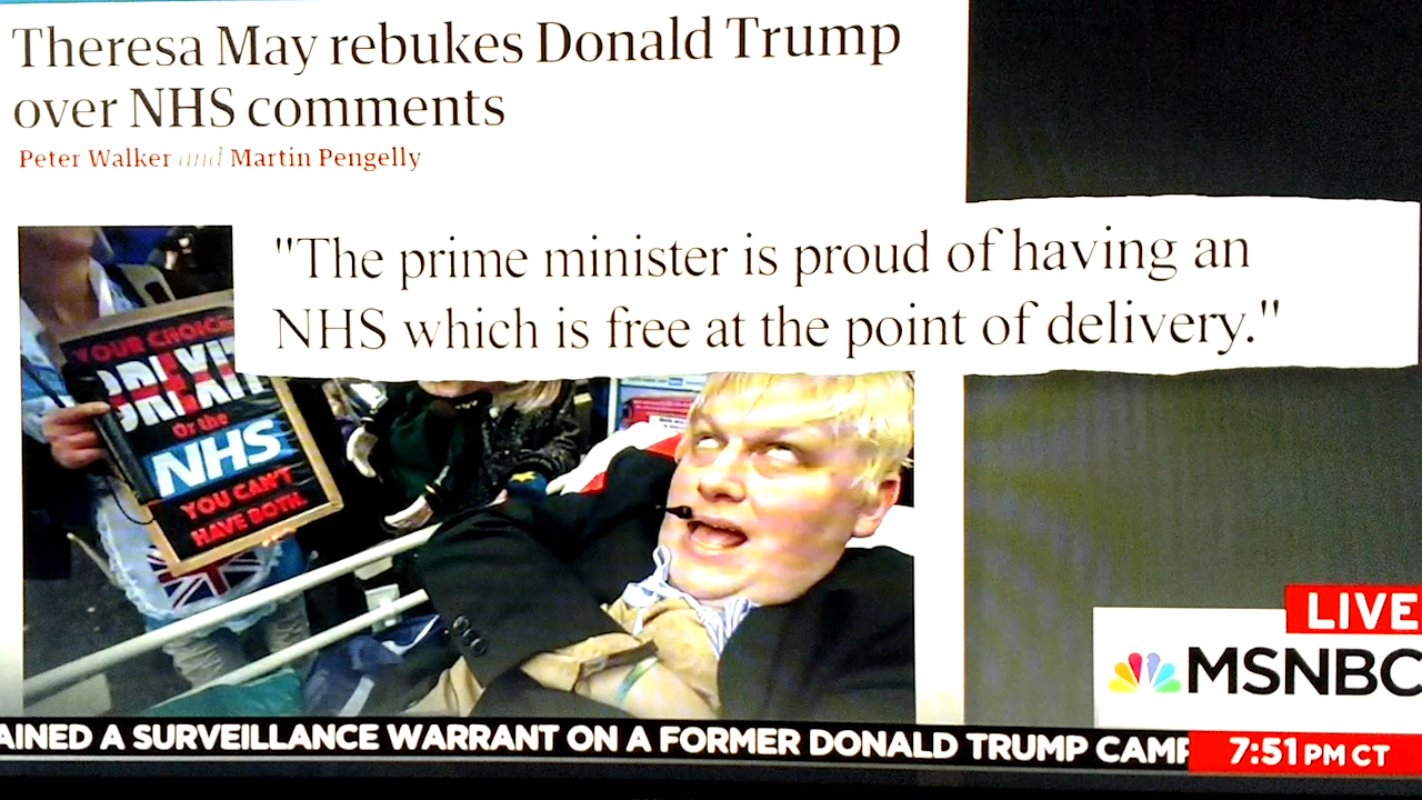 British government scorches Trump for tweet on British healthcare system