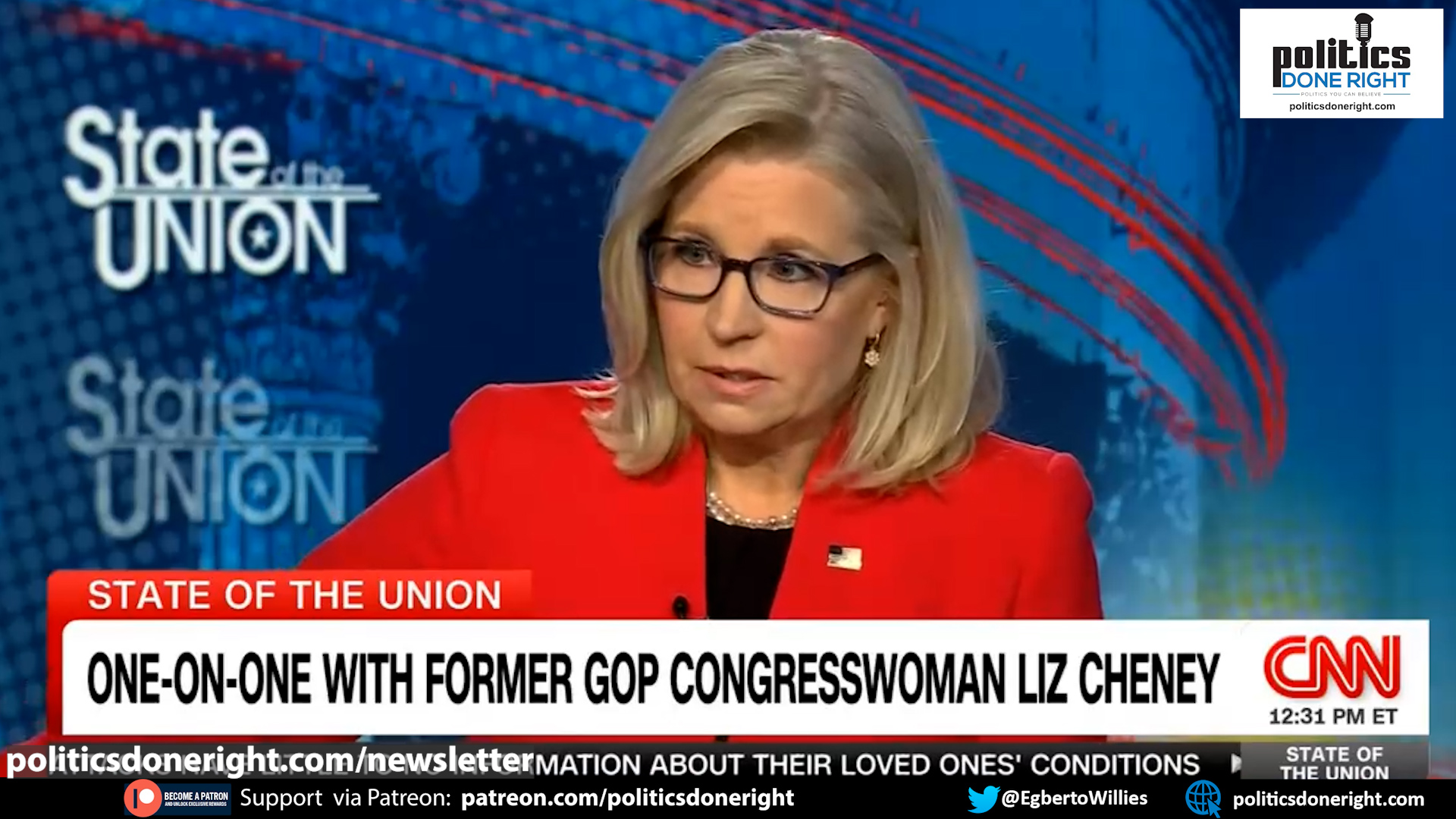 Liz Cheney keeps a prospective Presidential run open as she