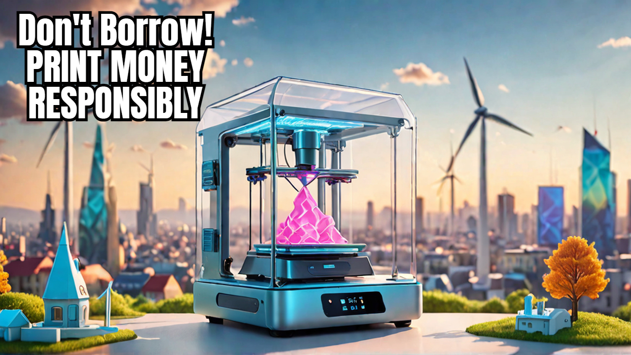 We can print money responsibly to fulfill all our progressive