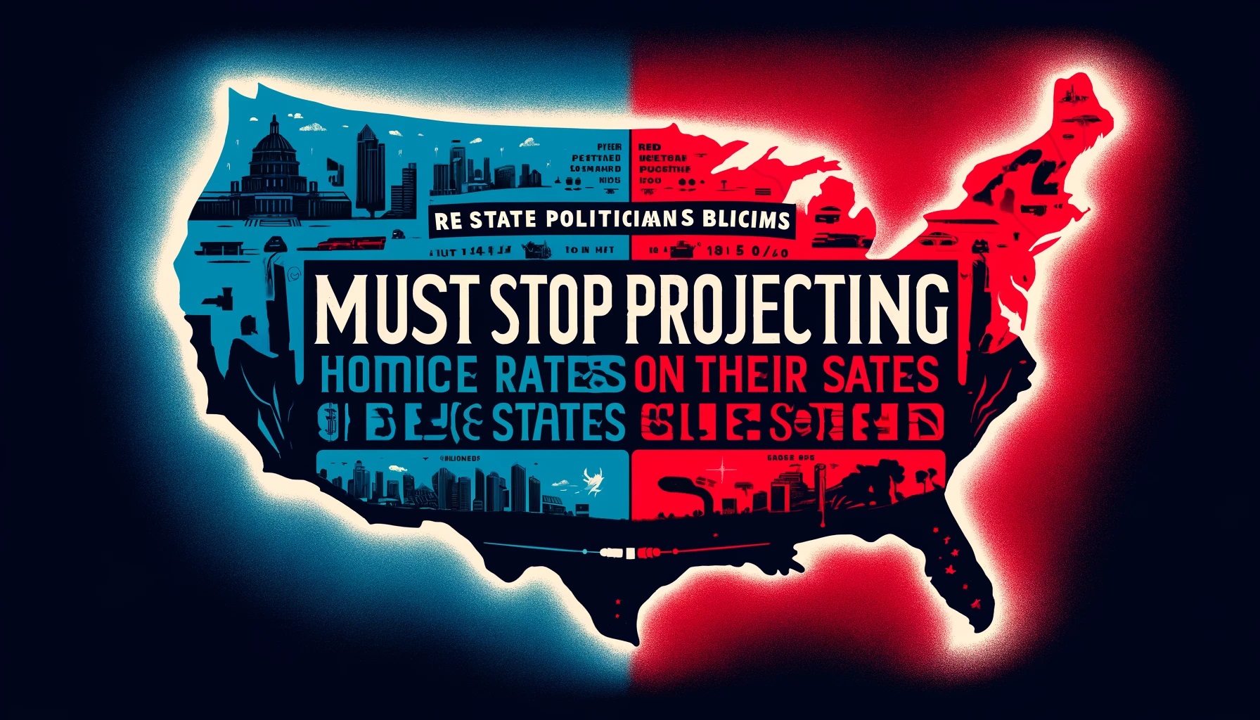 Red State politicians must stop projecting Homicide rates in their