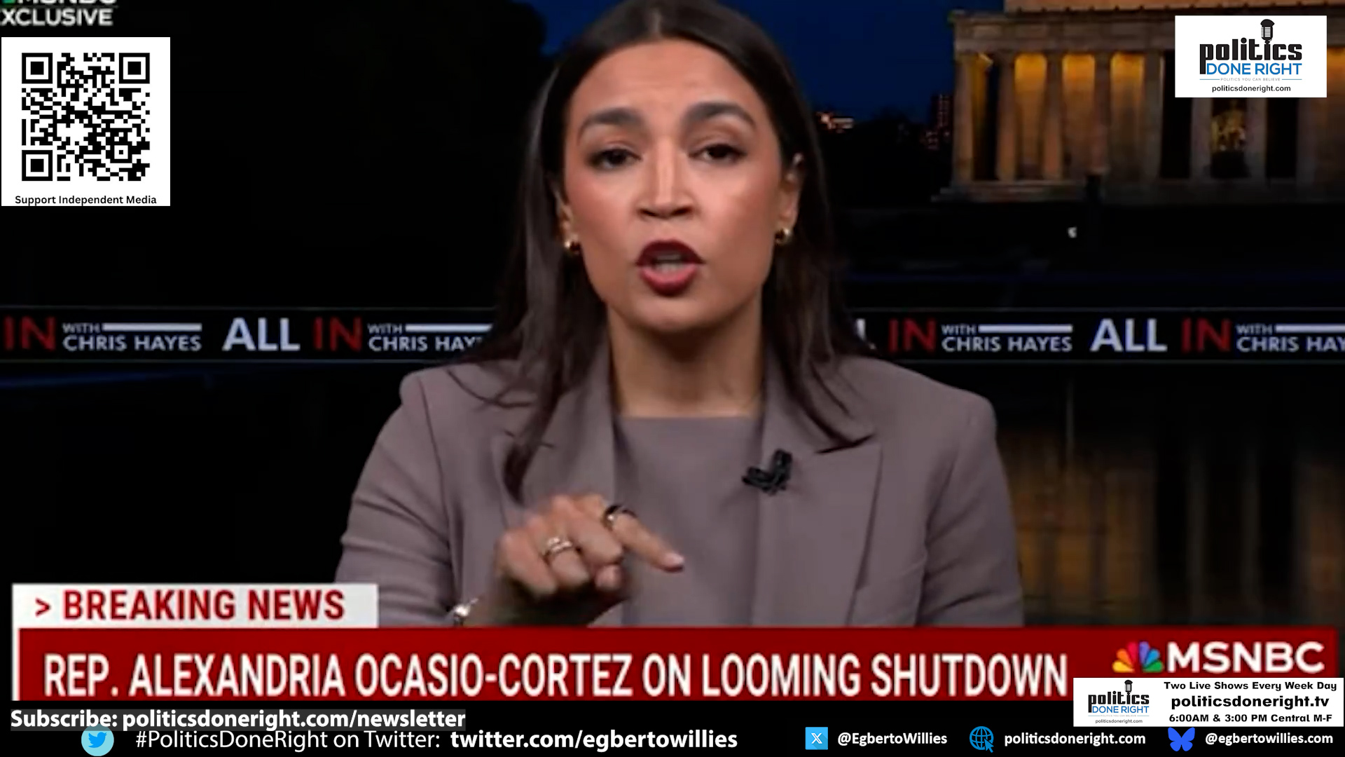 AOC Schools Media: Health Care Fight Is Survival, Not Semantics.