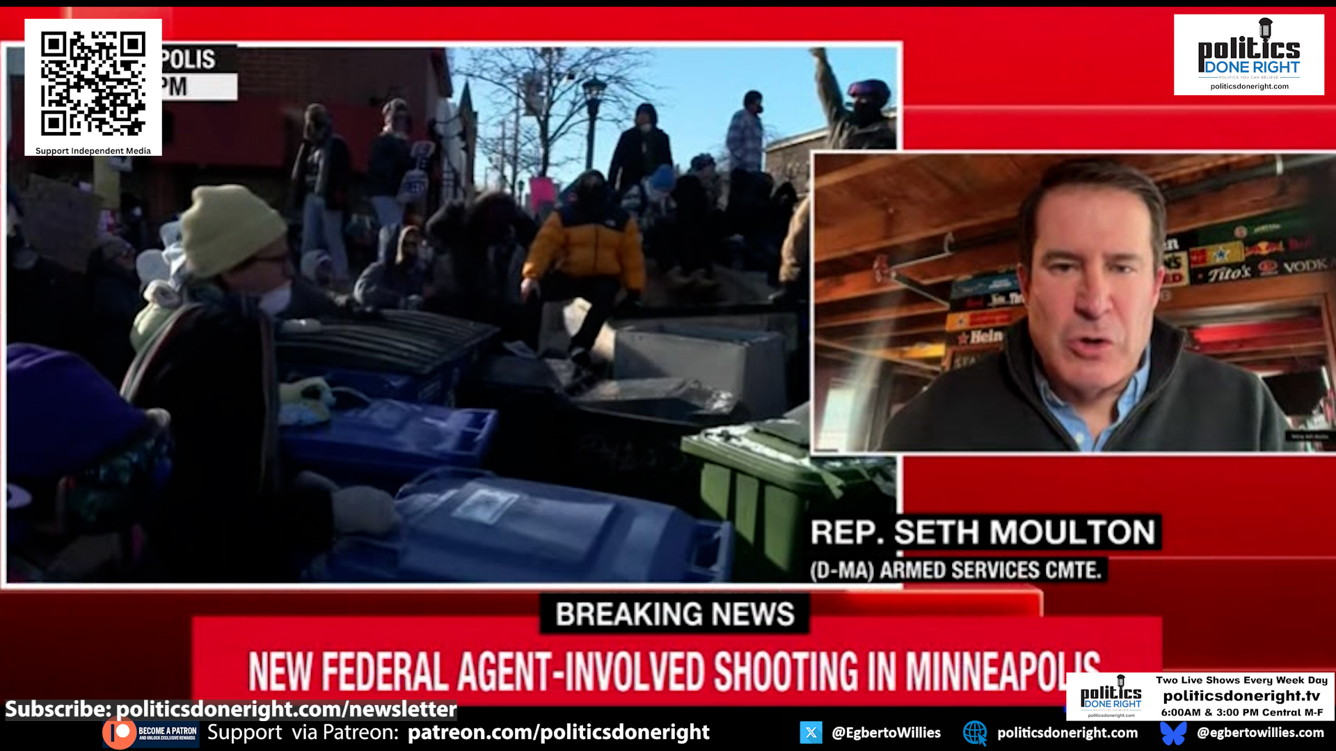 Congressman: ICE, GOP politicians are pathetic cowards